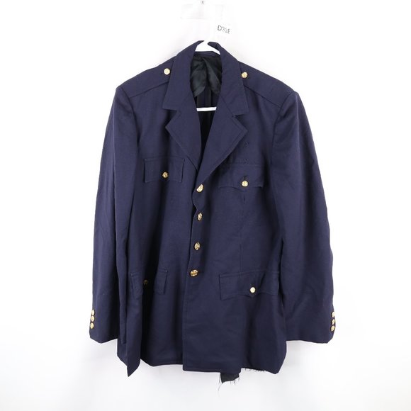 Vintage | Jackets & Coats | Vintage 5s 43l Wool Nypd New York Police ...